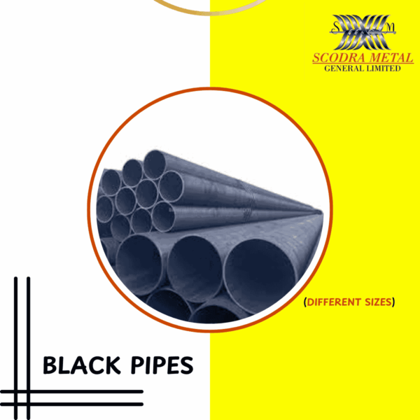 Black Pipes 2″ - Scodra Metal General Ltd | Quality Steel & Hardware ...