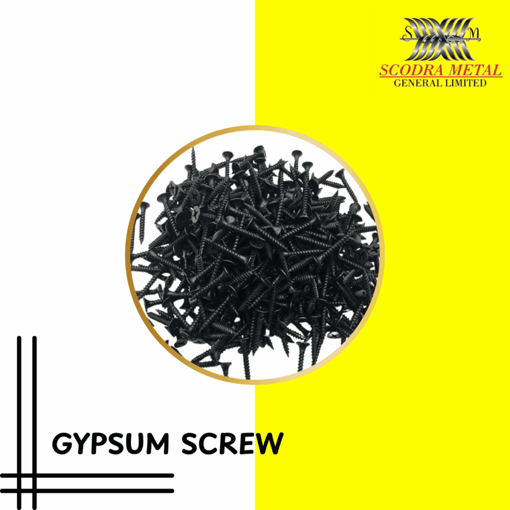 Gypsum Screws - Scodra Metal General Ltd | Quality Steel & Hardware ...