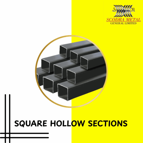 Square Hollow Section 20 X 20 X 1MM - Scodra Metal General Ltd ...